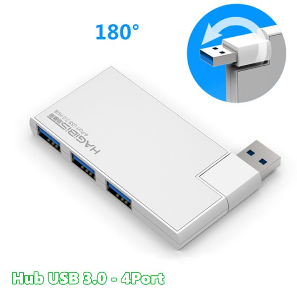 Hub chia USB 3.0-1 ra 4 vỏ nhôm - Bộ chia USB 3.0 cho Surface Laptop